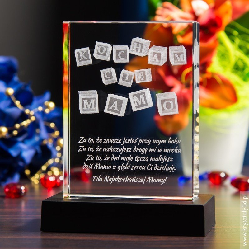 Klocki 3D » Kocham Cię Mamo « prezent dla mamy